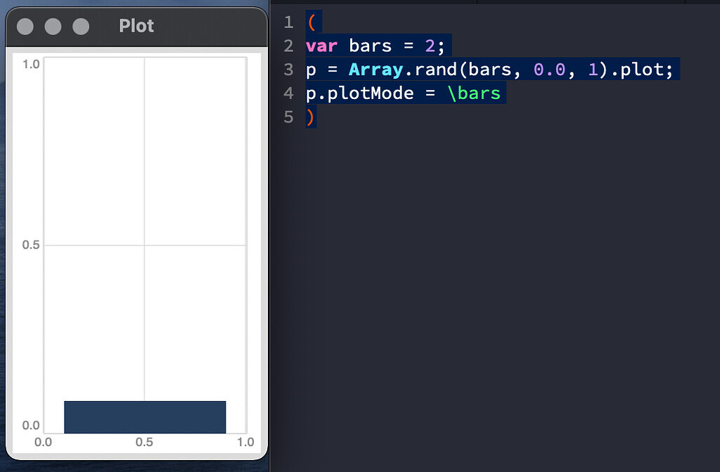 Plot \bars mode problem - Questions - scsynth